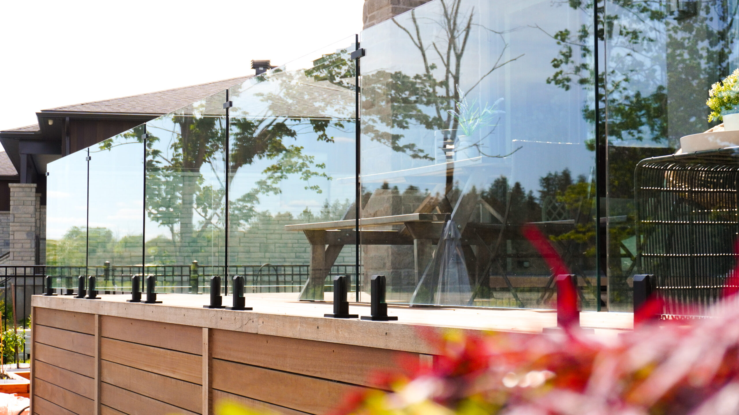 Frameless Glass Railing - The WoodSource