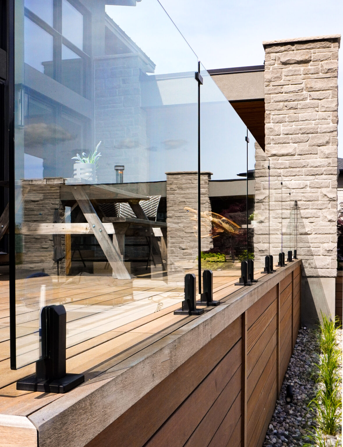 Frameless Glass Railing - The WoodSource