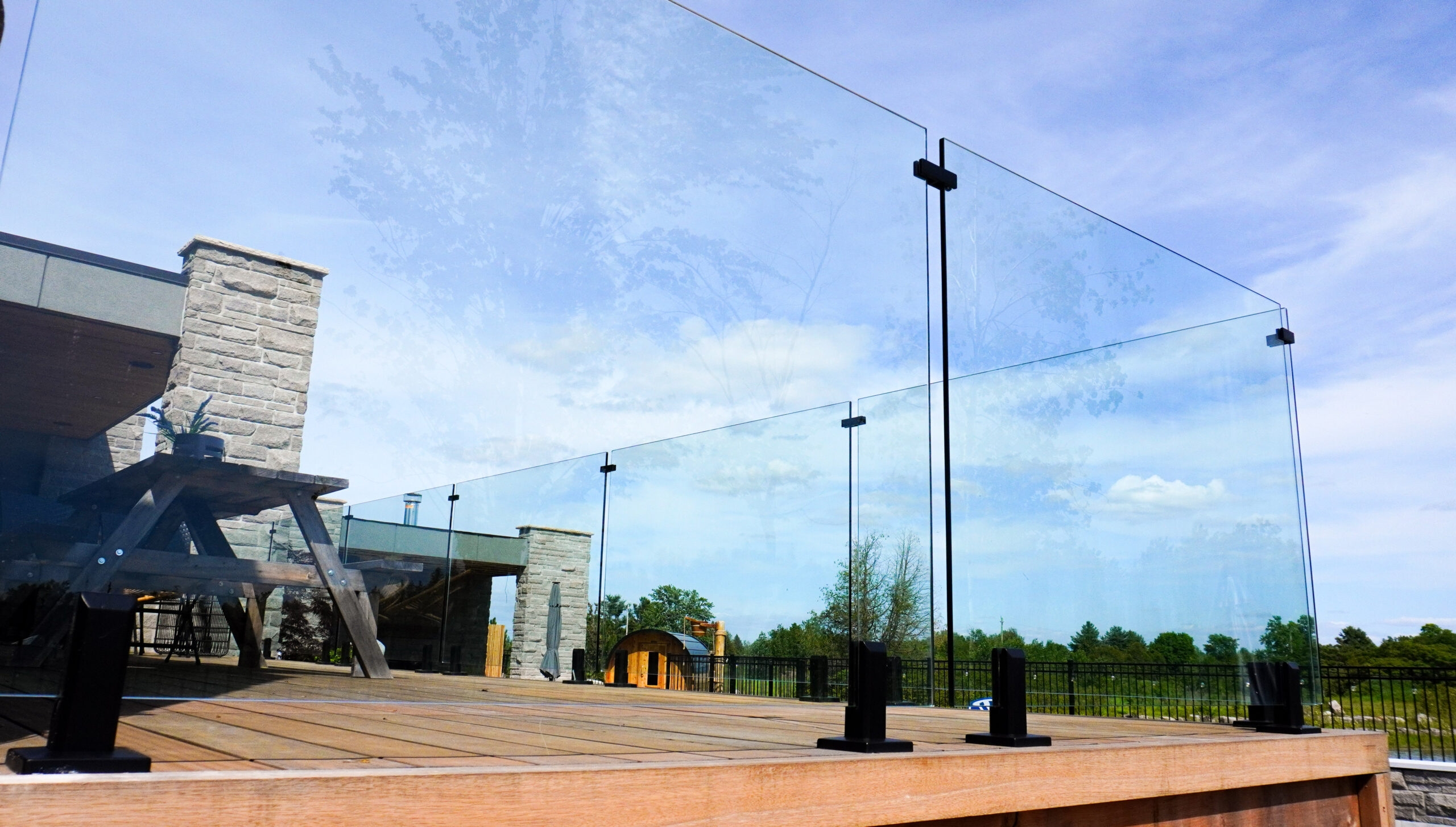 Frameless Glass Railing - The WoodSource